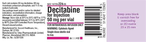 Decitabine Package Insert