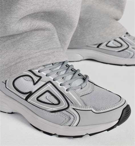 B30 Countdown Sneaker Dior Gray Mesh And Dior Gray Technical Fabric Dior