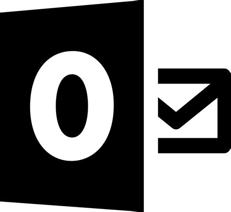 White Outlook Logo Logodix