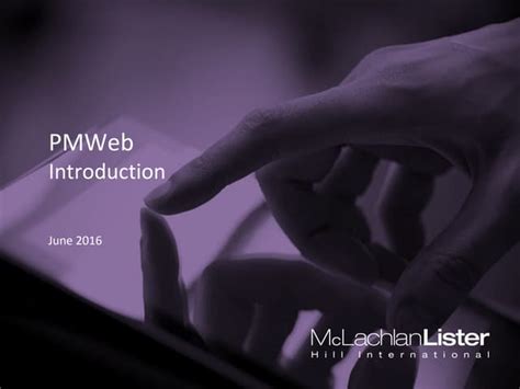 Introduction To Pmweb Ppt