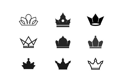 Crown Logo King And Quenn Icon Vector Graphic By Anggasaputro4489