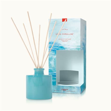 Thymes Aqua Coralline Petite Reed Diffuser Bath Products