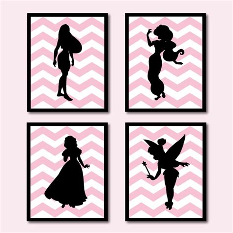 Disney Princesses Silhouette At Getdrawings Free Download