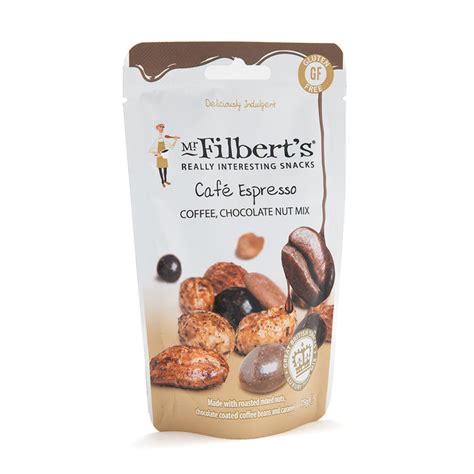Mr Filberts Cafe Espresso Chocolate And Nut Mix The Cornish Company