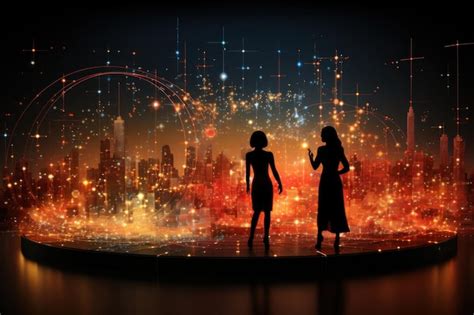 Premium Ai Image Scientists And Analysts Collaborate In A Modern