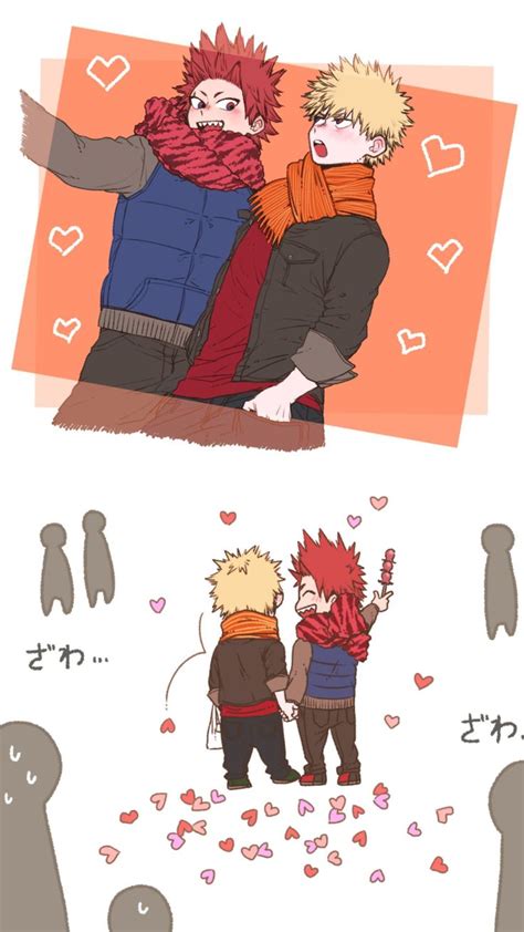 Bakugou Katsuki × Kirishima Eijirou Parejas Anime Bonitas Parejas De