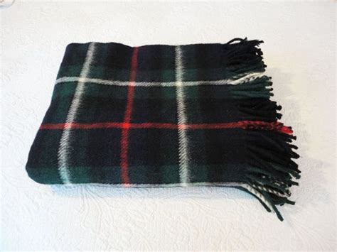 Plaid Stadium Blanket From Burns Country Scotland New Old Stock