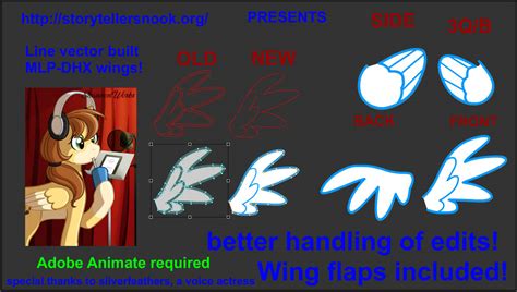 Adobe Animate Puppet Rig Add On For Mare Wings By Age3rcm On Deviantart