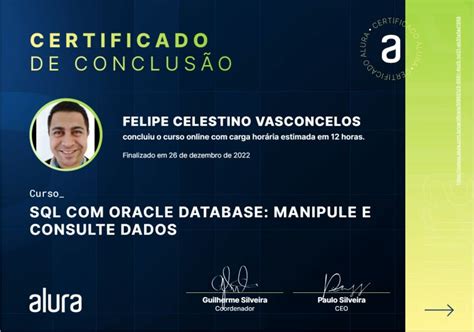 1 6 Oracle Database Sql Felipe Vasconcelos