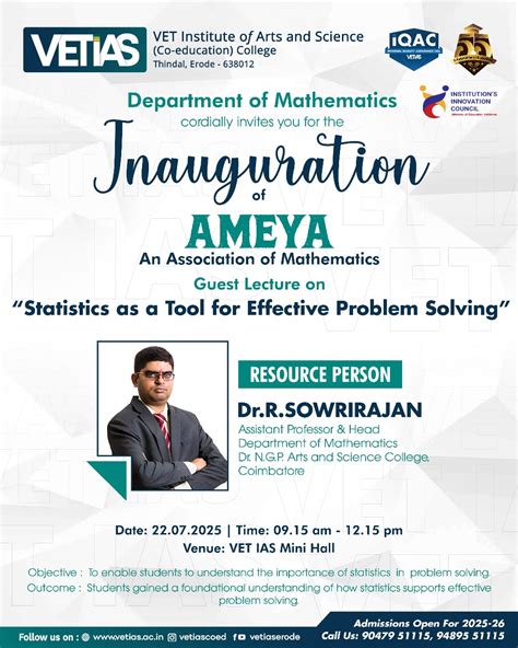 Statistics As A Tool For Effective Problem Solving Vet Institute Of