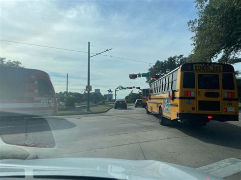 Bus Stopped In The Middle Of An Intersection On Metro Tracks Fire This