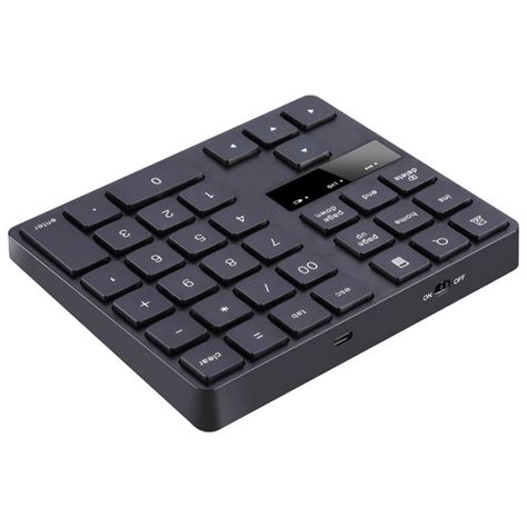 Kofq 24g Wireless Numeric Keypad Rechargeable Number Pad Keyboard