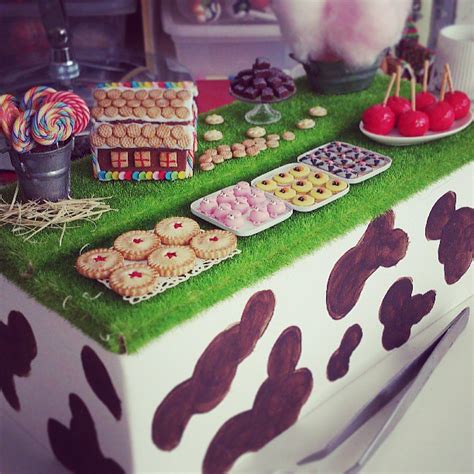 Miniature Dessert Table Farm Themed Trying To Find The R Flickr