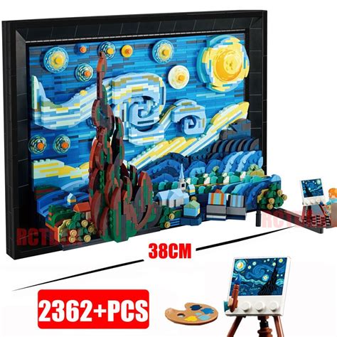 The Starry Night Lego Set Pap Art Store The Starry Night Lego Set Pap Art Store