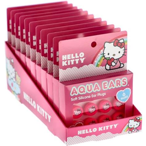 Wholesale Zhello Kitty Ear Plugs 6pr And Case Glw