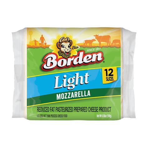 Mozzarella Light 12 Rebanadas Borden Latam