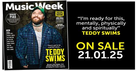 Teddy Swims Covers The February Edition Of Music Week Media Music Week
