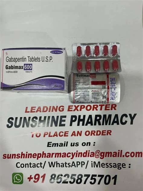 Gabapentin 600 Mg Tablets At ₹ 600stripe In Nagpur Id 2853924421630
