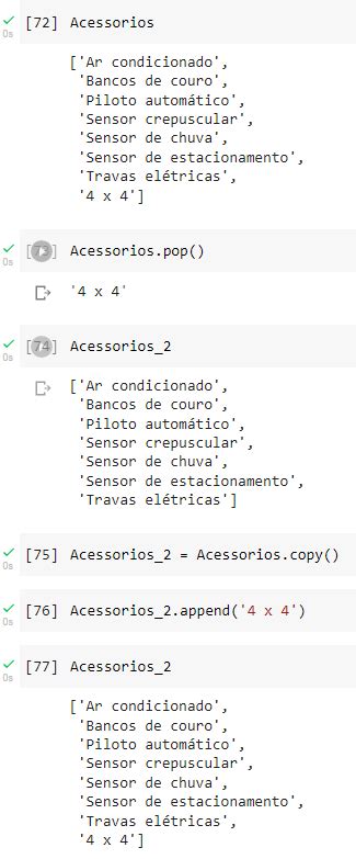 Operações Com Listas Python Para Data Science Linguagem E Numpy Solucionado