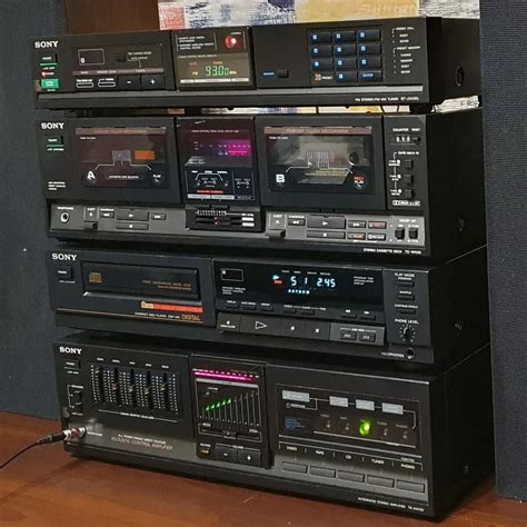 Hifi Sony Vintage 1985 Audio Stereo System Speakers Ebay