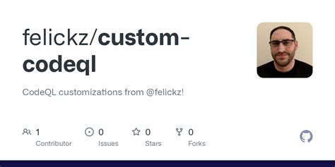 Github Felickzcustom Codeql Codeql Customizations From Felickz