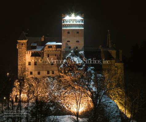 Bran Castle At Night