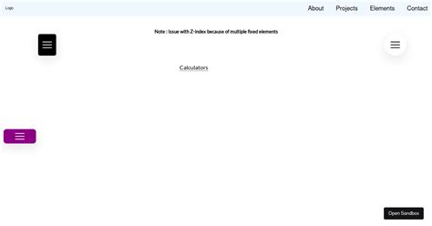 React Hamburger Menu Forked Codesandbox