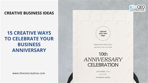 15 Creative Ways To Celebrate Your Business Anniversary