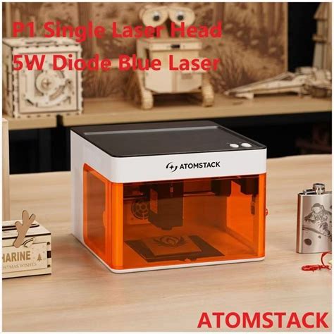 Лазерный гравировальный станокatomstack P1 Portable Laser Engraving