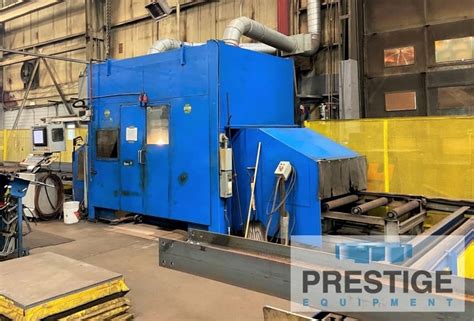 Pythonx Robotic Plasma Cutting System Hpr260 Plasma 100 Conveyor 10 Transfers Abb Robot