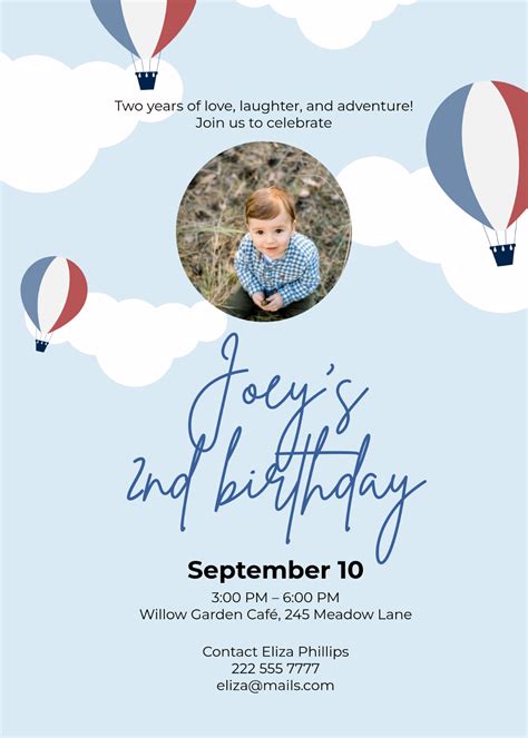 Free Boy Birthday Invitation Templates Editable And Printable