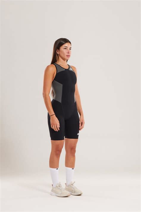 Elite Woman Black Trisuit Z3r0d One Piece Triathlon Suit