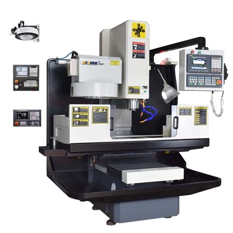 4 Axis VMC CNC Vertical Milling Center Machine High Rigidity Heavy Cutting