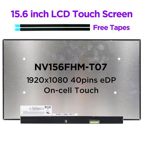 156 Laptop Lcd Touch Screen Nv156fhm T07 Fit R156nwf7 R2 For Lenovo