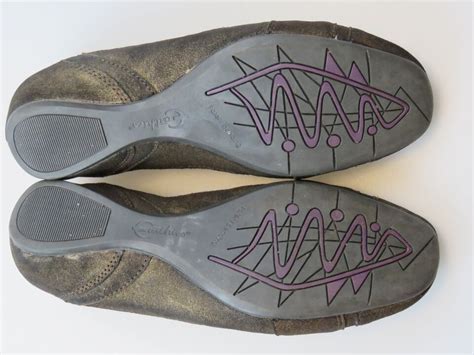 Earthies Bronze Leather Ronda Rock Shoes Womens Size 7 B Slip Ons Ebay