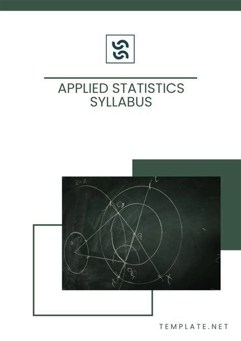 Free Applied Statistics Syllabus Template To Edit Online
