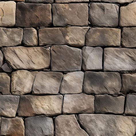 Premium Photo Flagstone Seamless Pattern