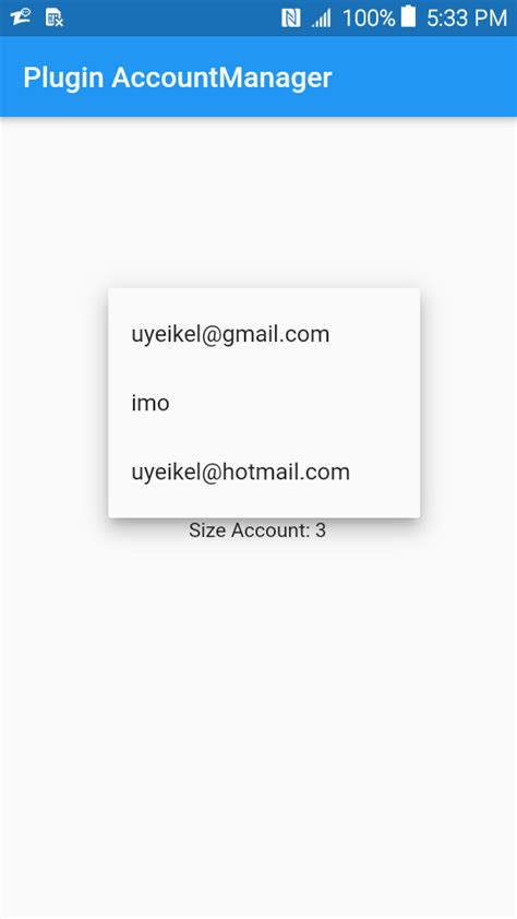Accountmanagerplugin Accountmanager For Android Codekk Dartopen