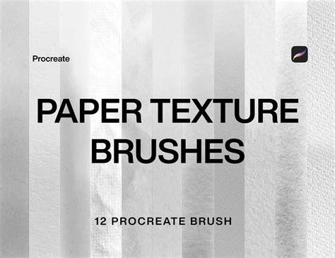 10 Paper Texture Brushes Procreate Paper Texture Procreate Brushes
