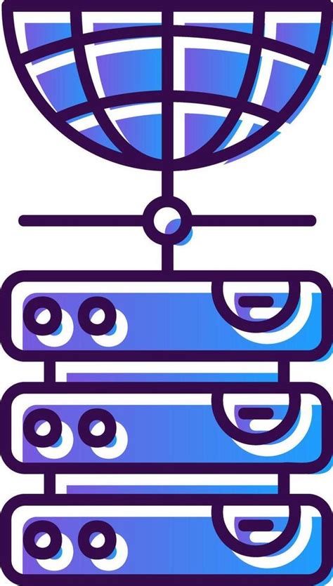 Database Gradient Filled Icon 41690893 Vector Art At Vecteezy