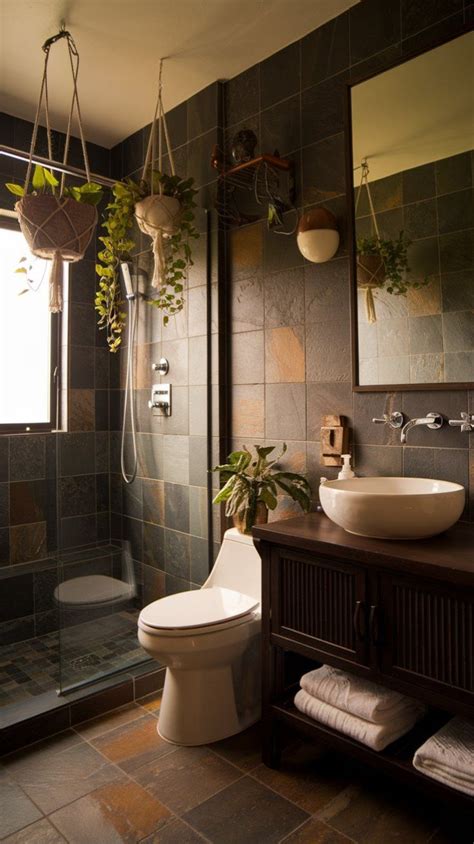 Baños Pequeños Modernos Que No Pasan De Moda En 2025 Baños Bonitos Pequeños Baños Rusticos