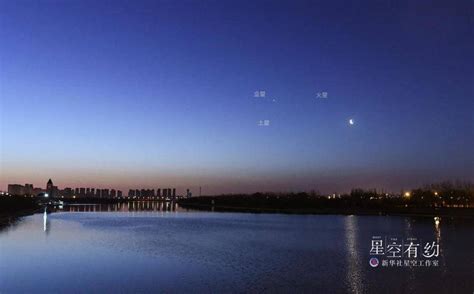 5日晨，火星“合”土星上演“双雄会”行星天文地球