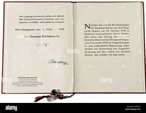 A Ratification Certificate Agreeing To The Second Supplementary