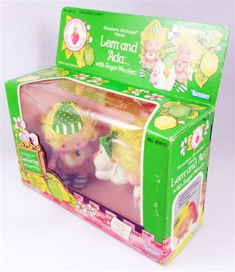 Strawberry Shortcake Lem And Ada And Sugar Woofer Kenner