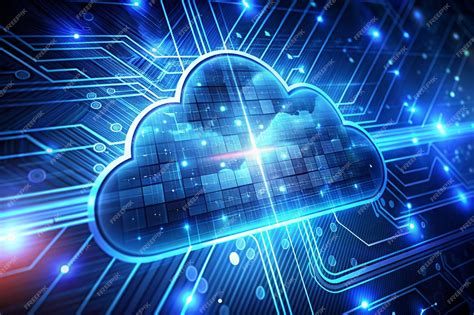 Cloud Computing Diagram Network Data Storage Technology Service