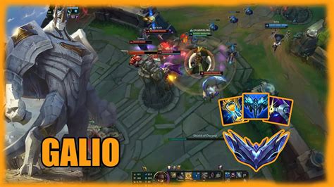 جاليو ضد أكالى مواجهة قوية التخطيط الممتاز للفوز League Of Legends Galio Youtube