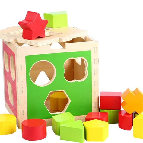 Juego De Moldes De Madera Con Forma De Cubo Inforchess