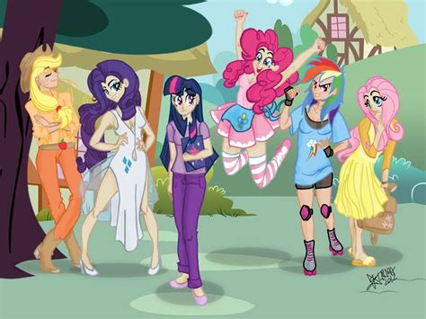 Mlp Human Wallpaper Wallpapersafari