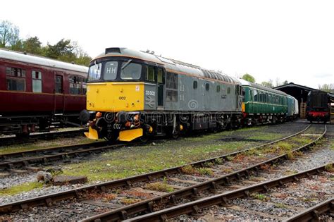 A Diesel Locomotive Engine On English Railway Editorial Image Image