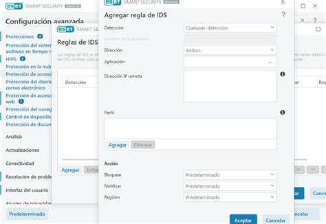 Reglas De Ids Eset Smart Security Premium 18 Ayuda En Línea De Eset